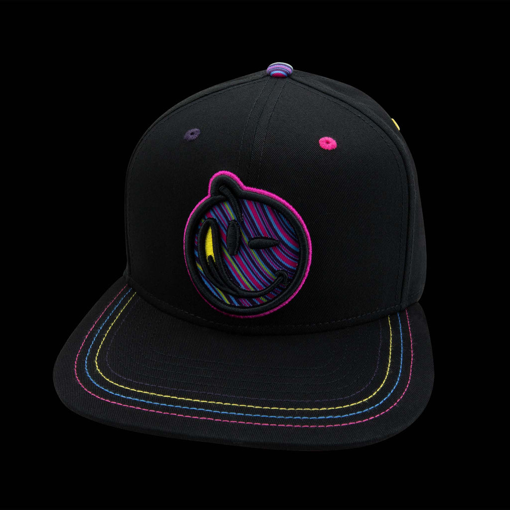 Wave Lengths -Neon - Flat Bill Snapback – YUMS
